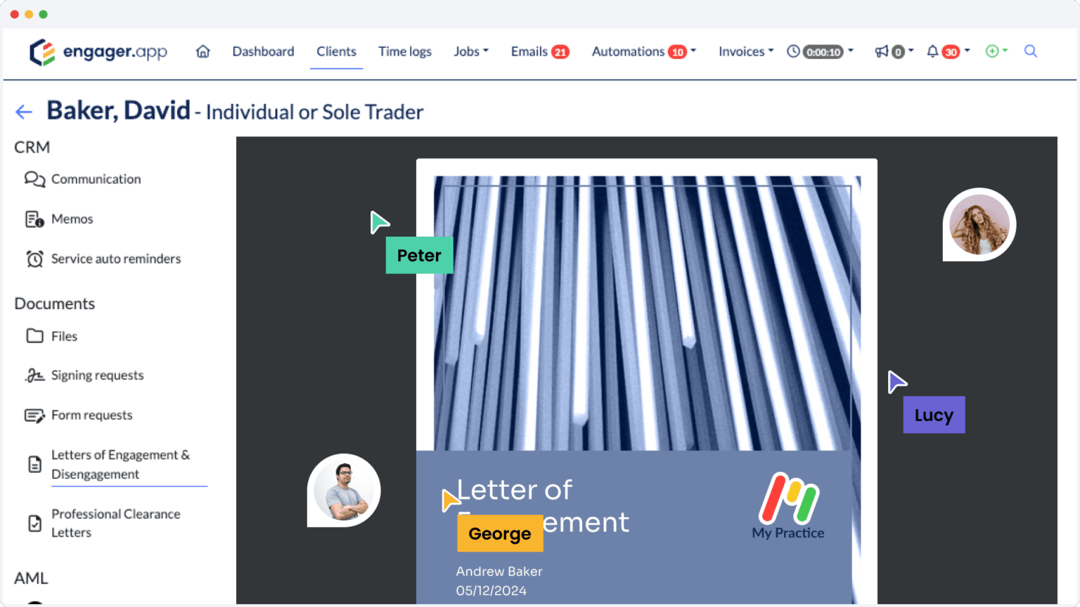 Engagement Letter Software For Accountants | Engager.app
